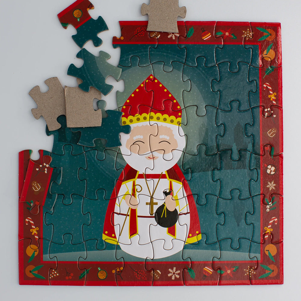 St. Nicholas Mini Puzzle - 48 Pieces | The Catholic Company®