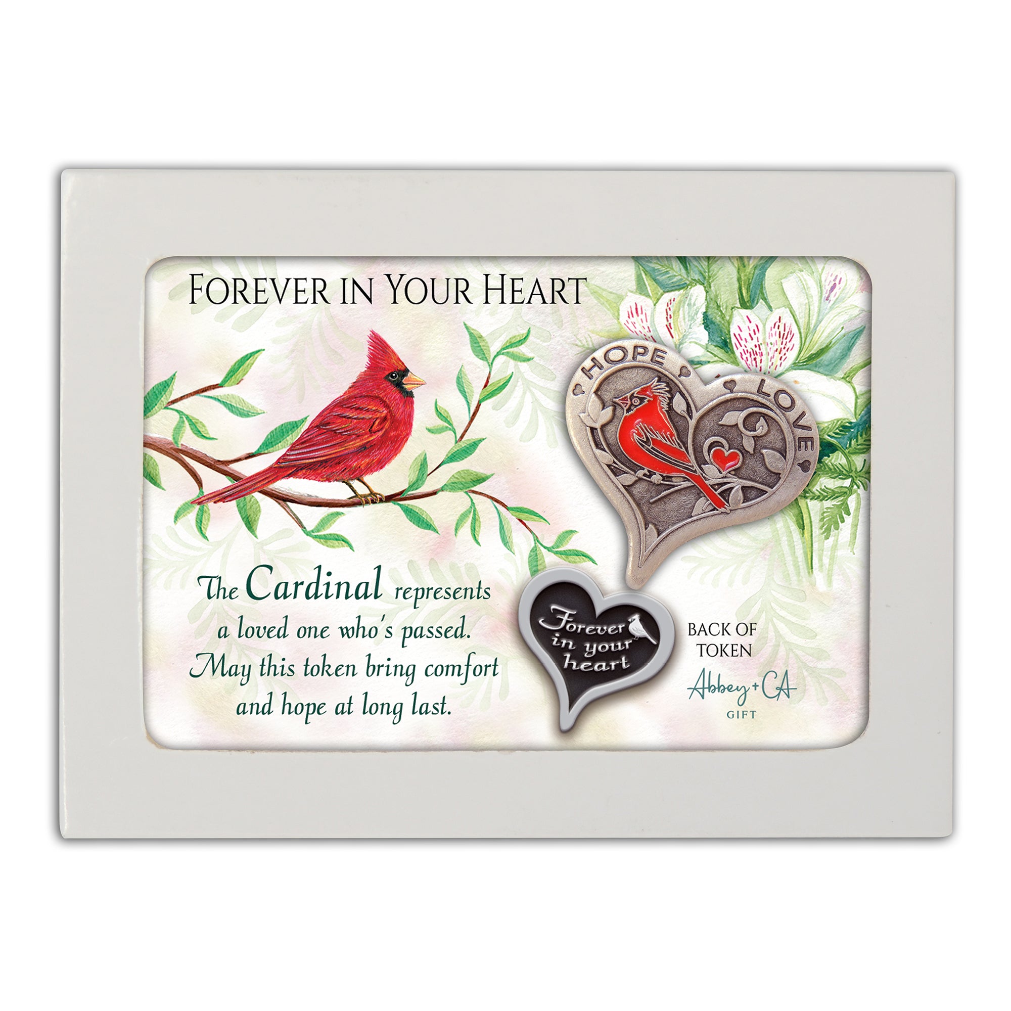 Faith Hope Love Cardinal Token - Gift Boxed | The Catholic Company®