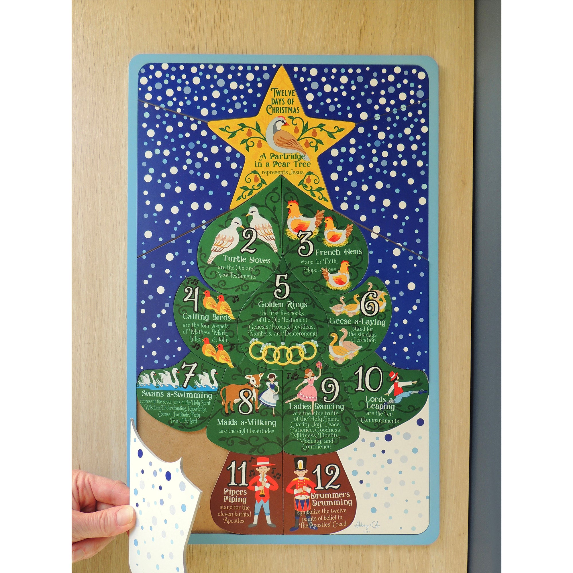 Chunky 12 Days of Christmas Puzzle - 12 Pieces | The Catholic Company®