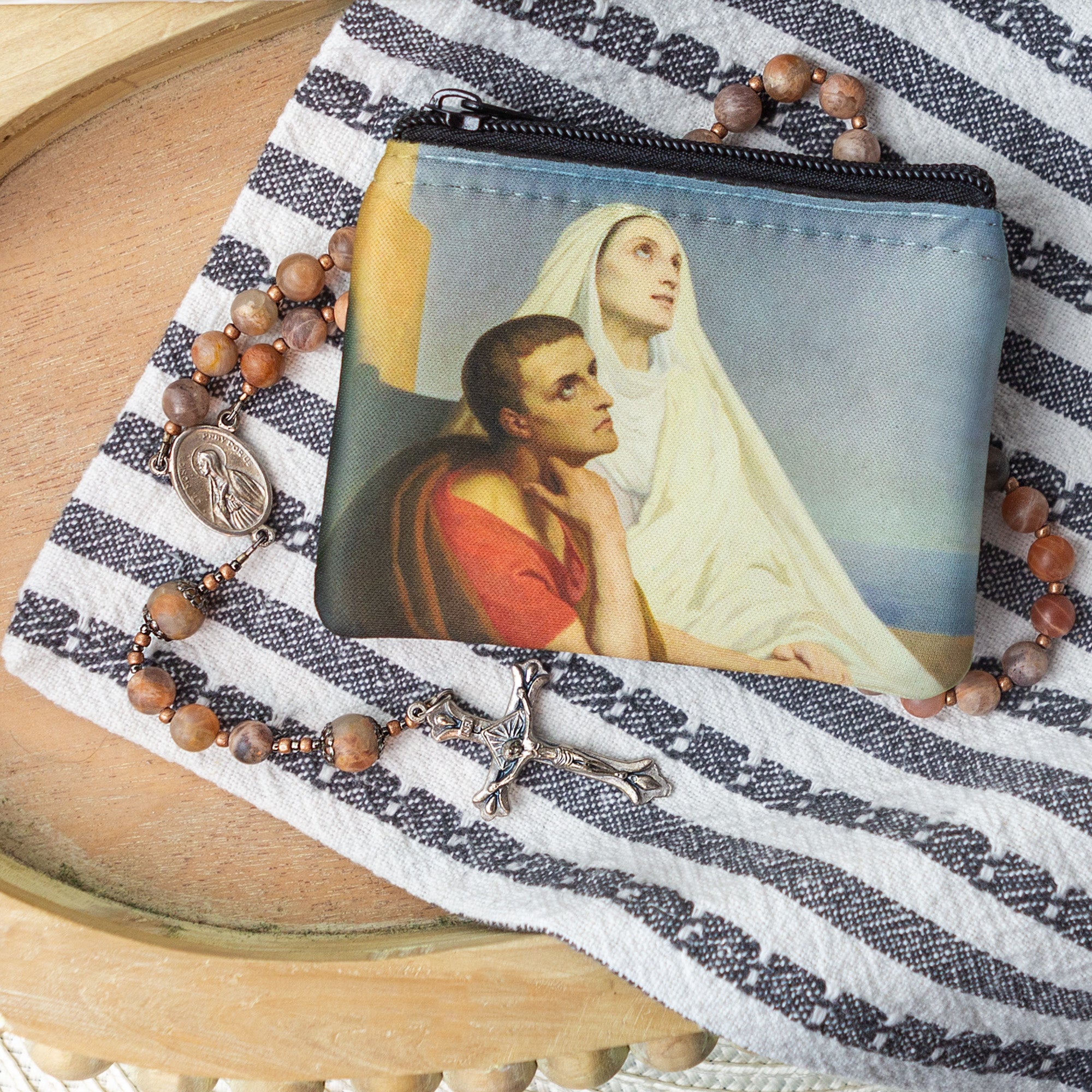 St Monica & St Augustine Rosary Set | The Catholic Company®