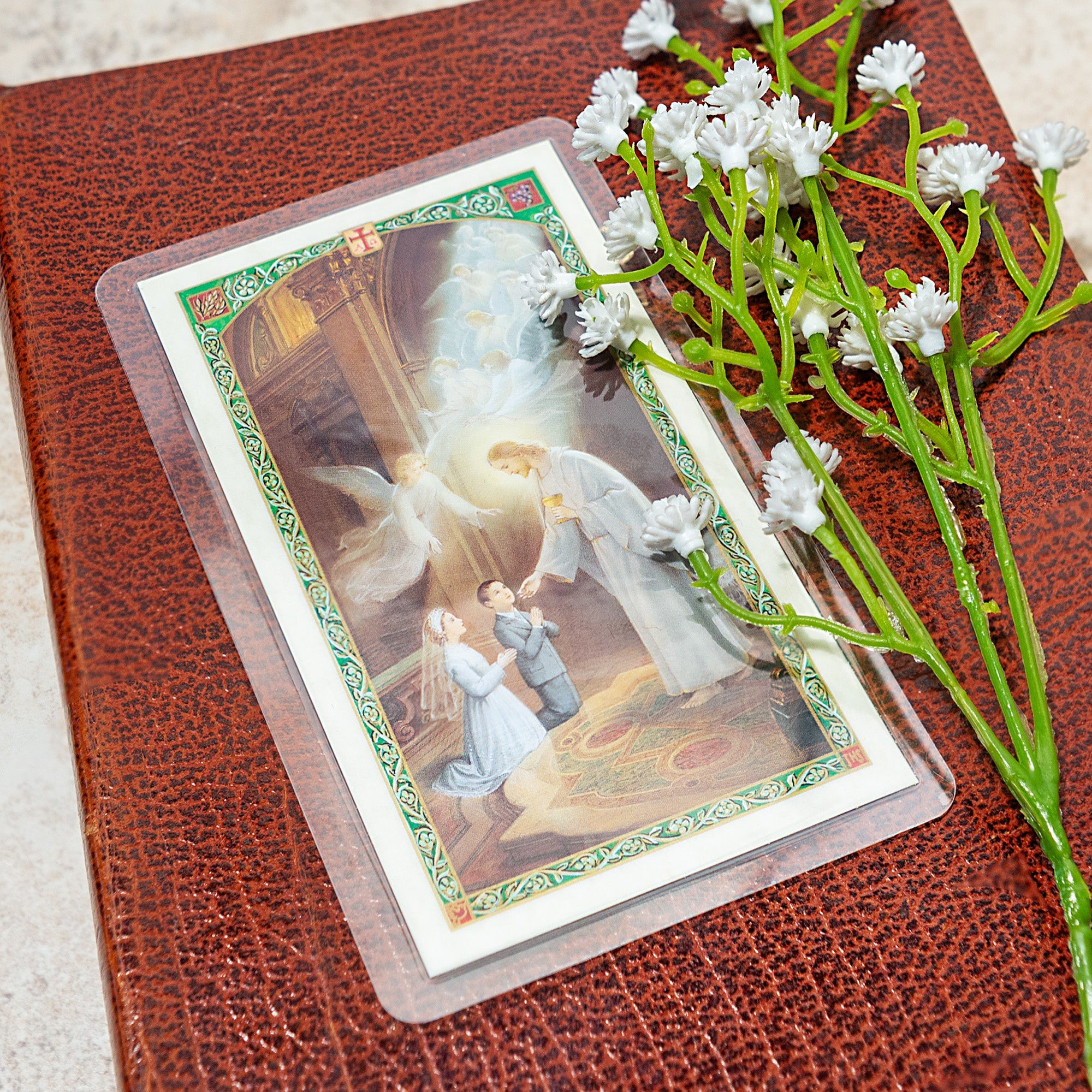 First Communion Laminated Prayer Card | The Catholic Company®