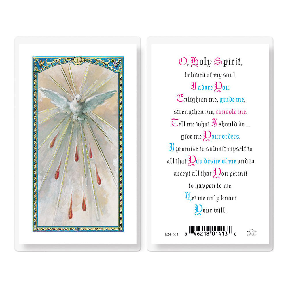 Holy Spirit Laminated Prayer Card | The Catholic Company®