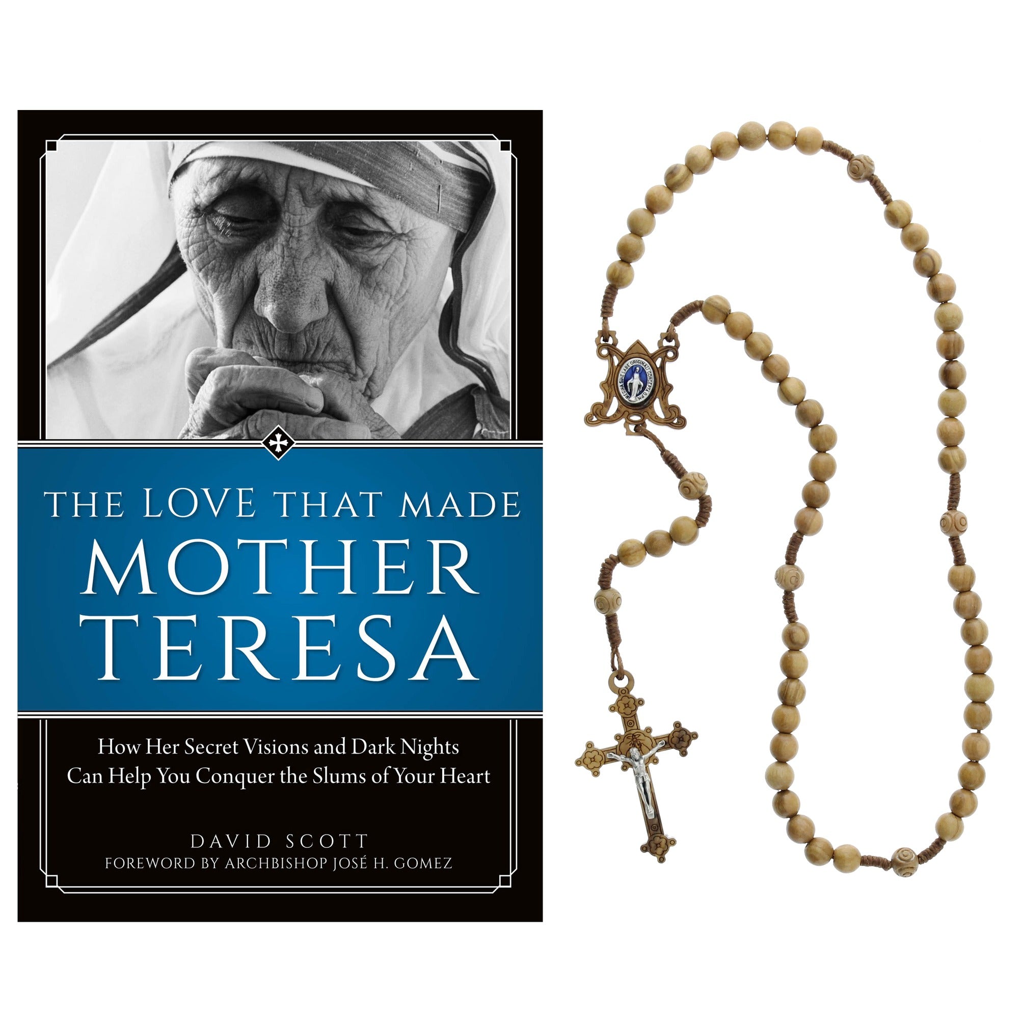 Mother Teresa Book and Rosary Gift - Set | The Catholic Company®