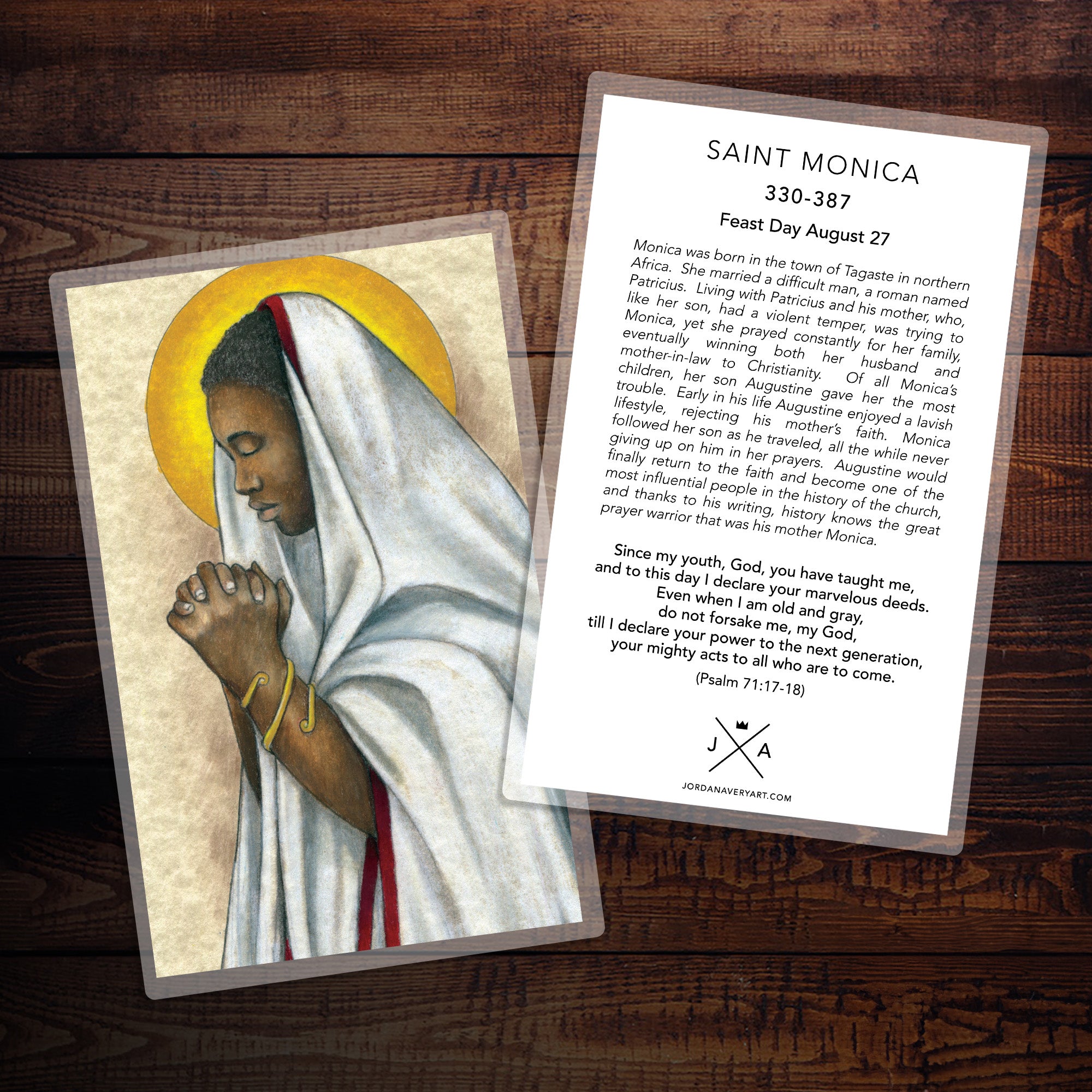 St. Monica Large Prayer Card | The Catholic Company®