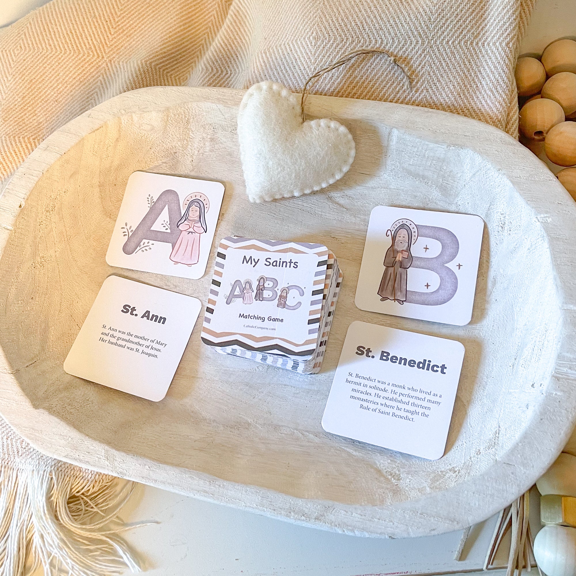 My Saints ABC Matching Game | The Catholic Company®