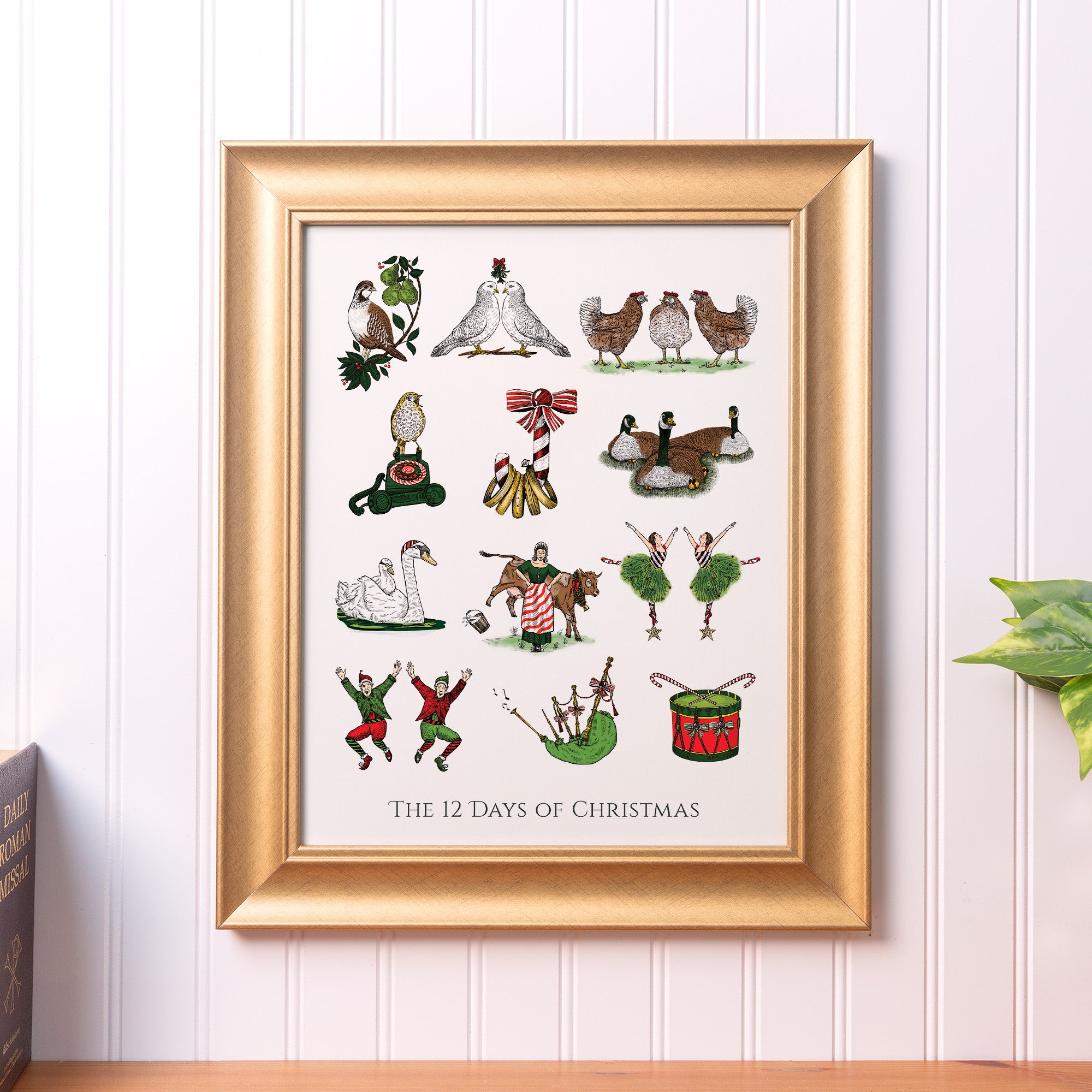 12 Days of Christmas Framed Print | The Catholic Company®