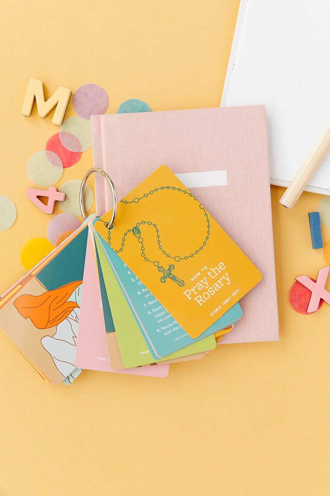 Rosary Flip Card Ring | The Catholic Company®