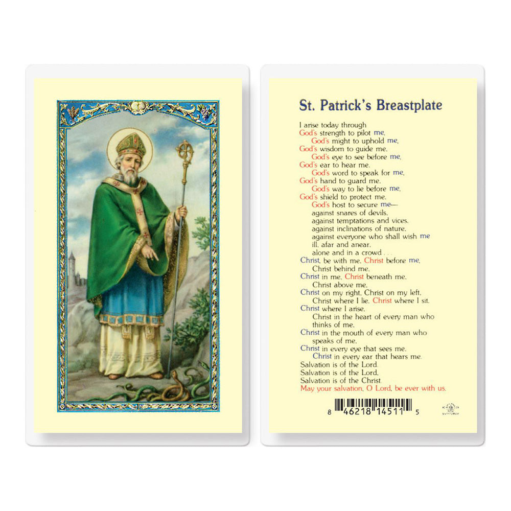 St. Patrick's Breastplate - Prayer Card | The Catholic Company®