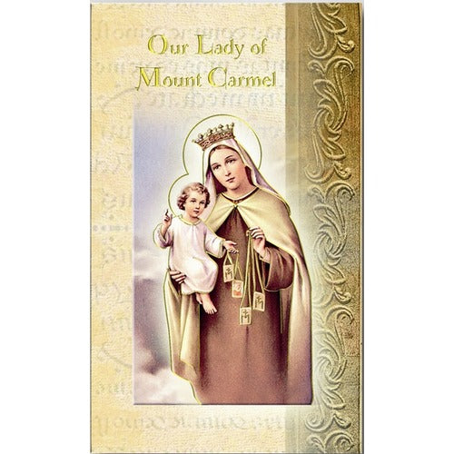 Our Lady of Mt. Carmel - Folded Prayer Card | The Catholic Company®