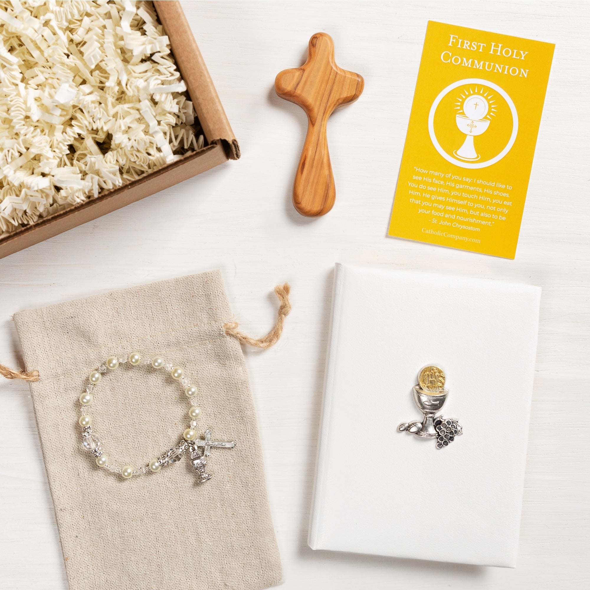 First Communion Gift Box Set - Girls | The Catholic Company®
