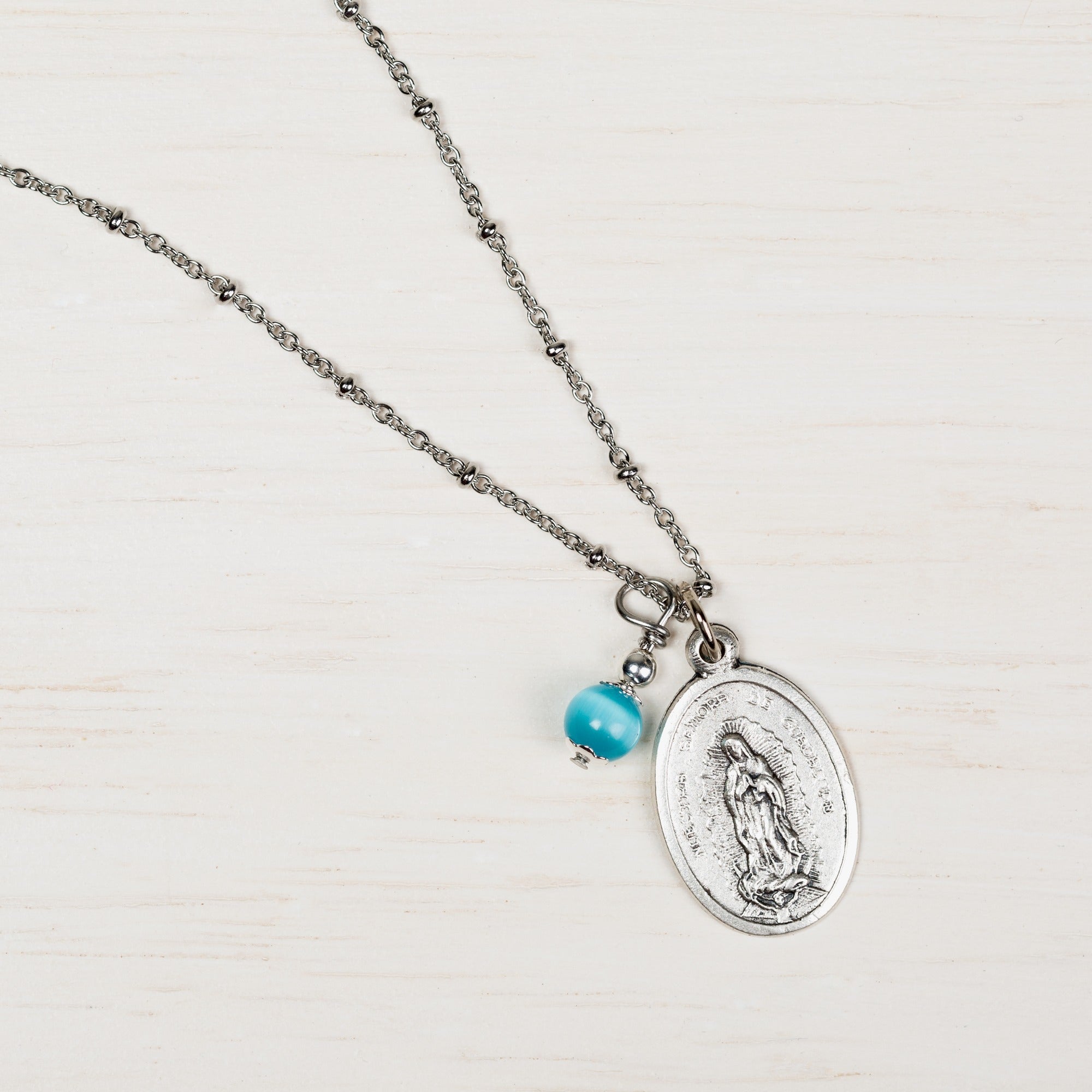 Our Lady of Guadalupe Ball Chain Necklace | The Catholic Company®