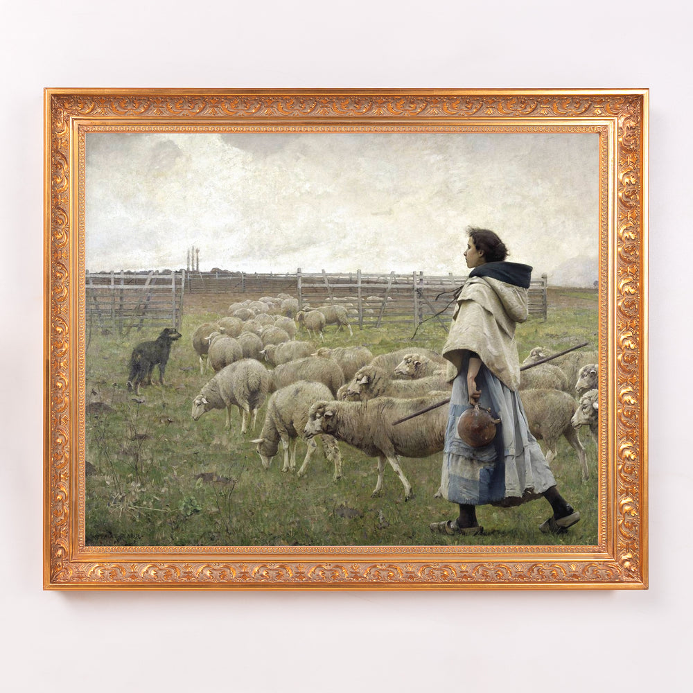Return of the Flock Framed Canvas - Sacred Signature Collection