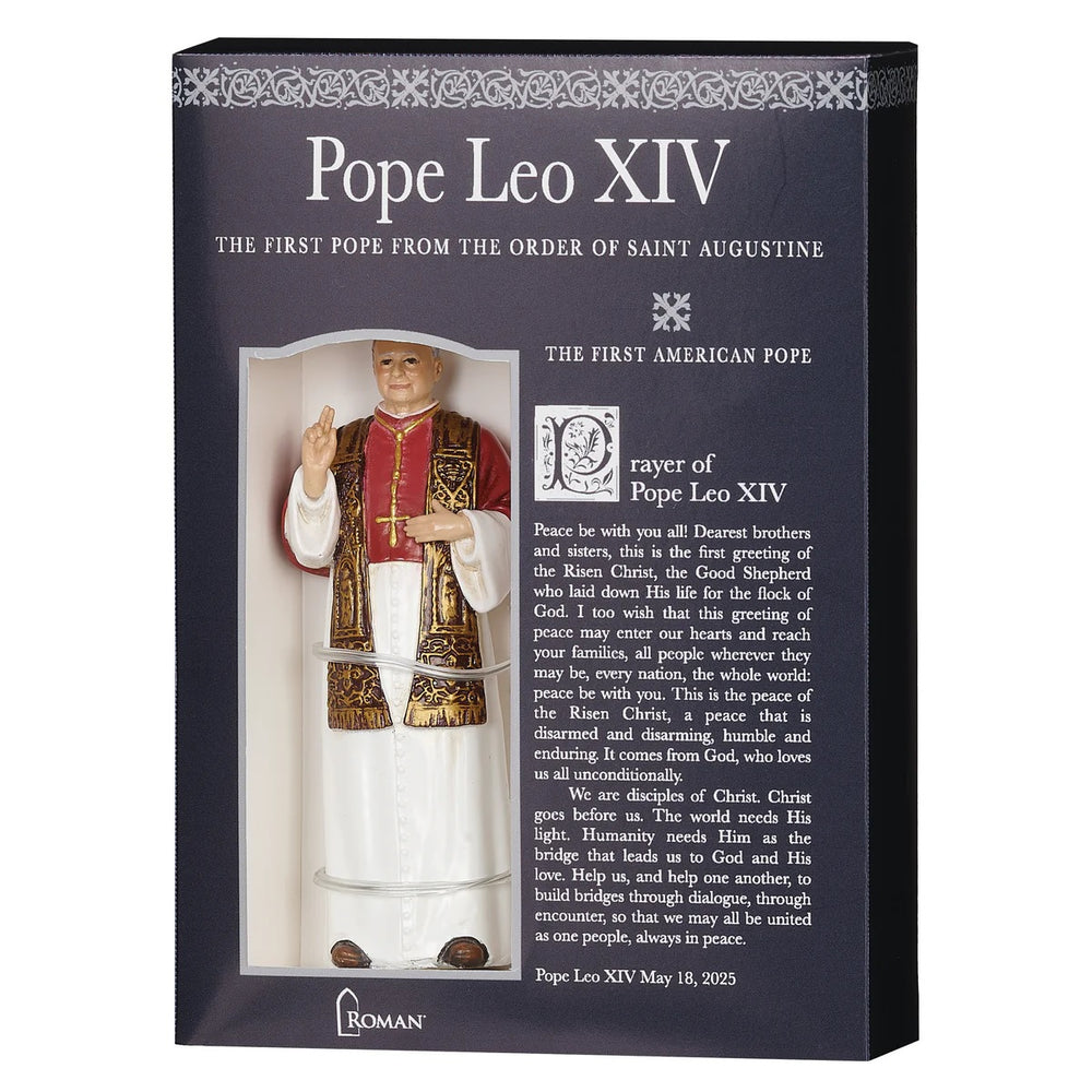 Pope Leo XIV Figurine - 4" | The Catholic Company®