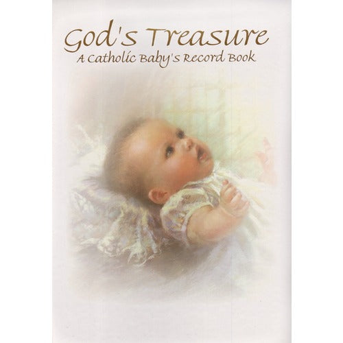 God's Treasure - A Catholic Baby's Record Book | The Catholic Company®