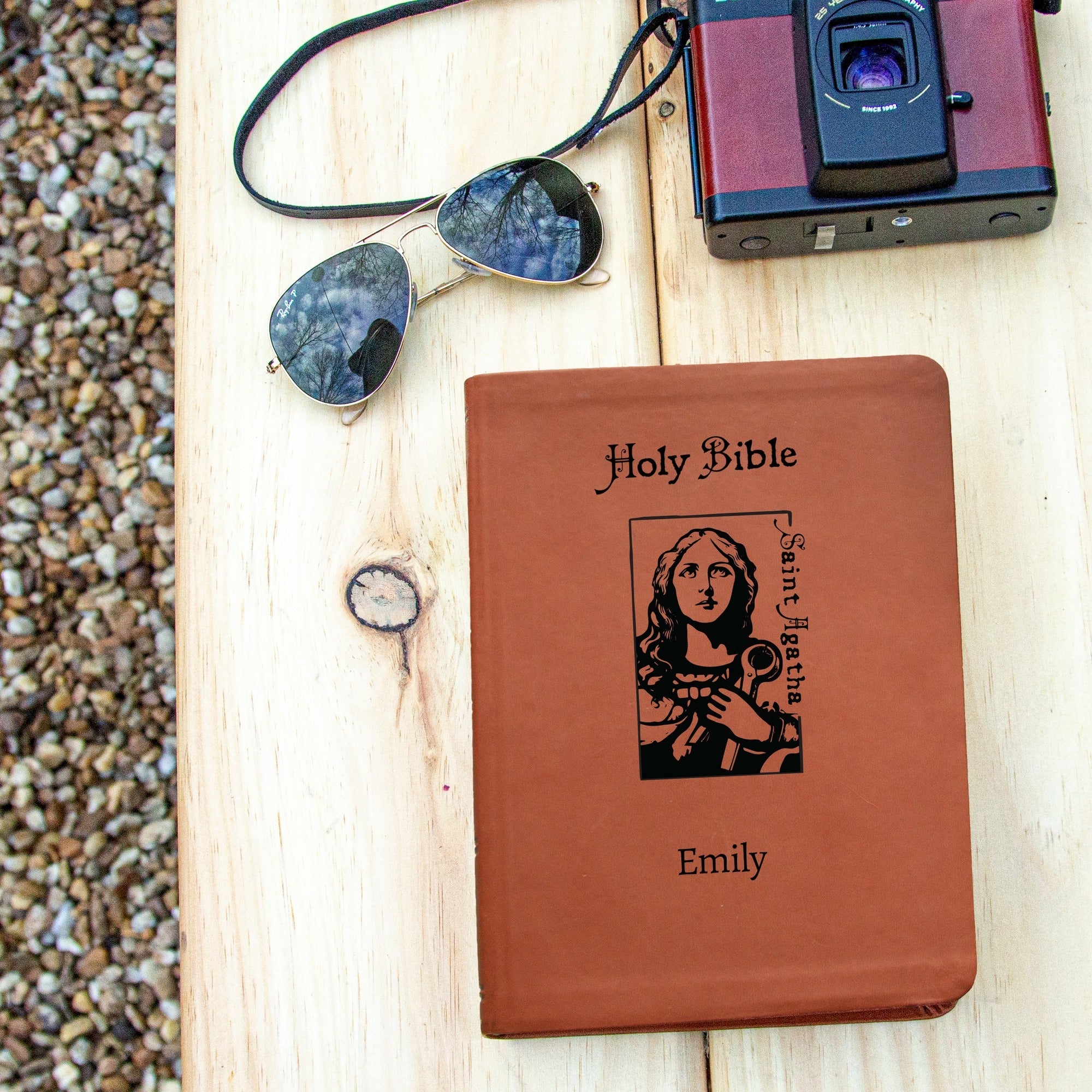 Personalized St. Agatha Bible | The Catholic Company®