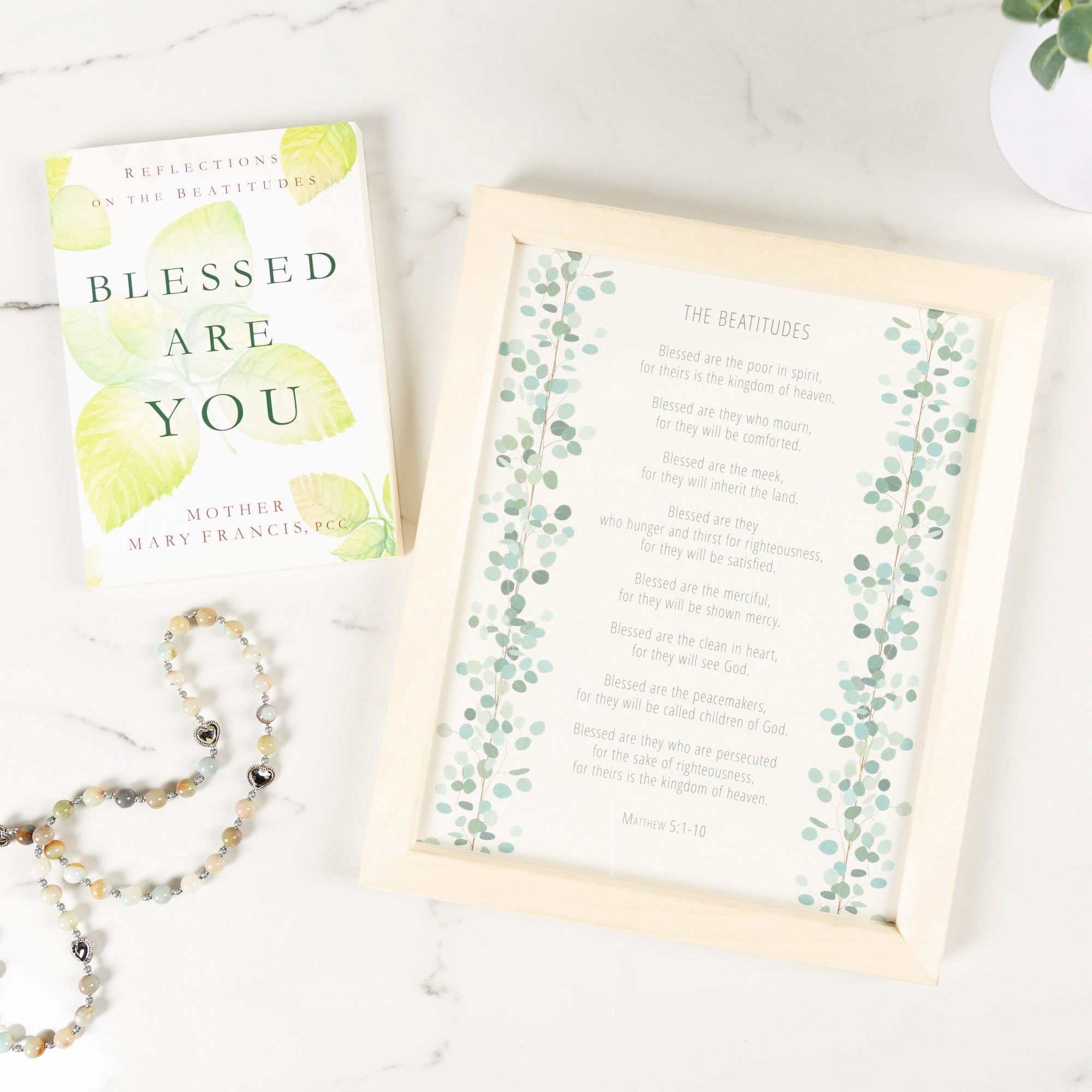Blessed are You: Reflections on the Beatitudes & Beatitudes Print (Gif