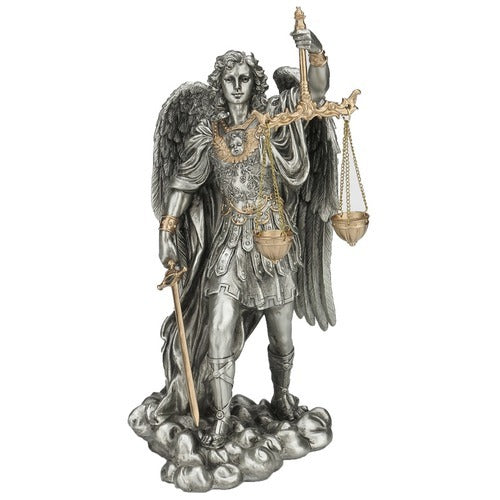 St. Michael-Scales Of Justice Statue 11" | The Catholic Company®