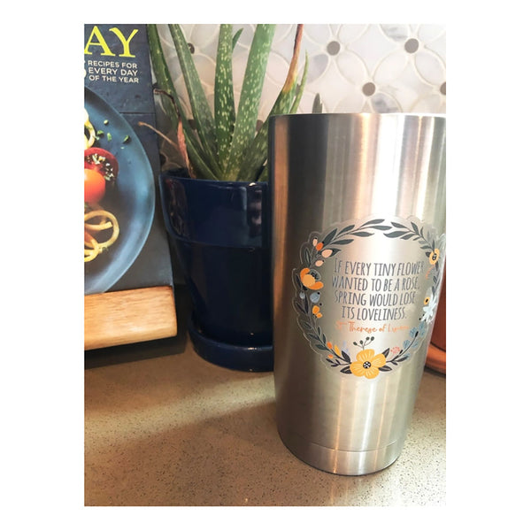 Every Tiny Flower St. Therese Vinyl Sticker | The Catholic Company®