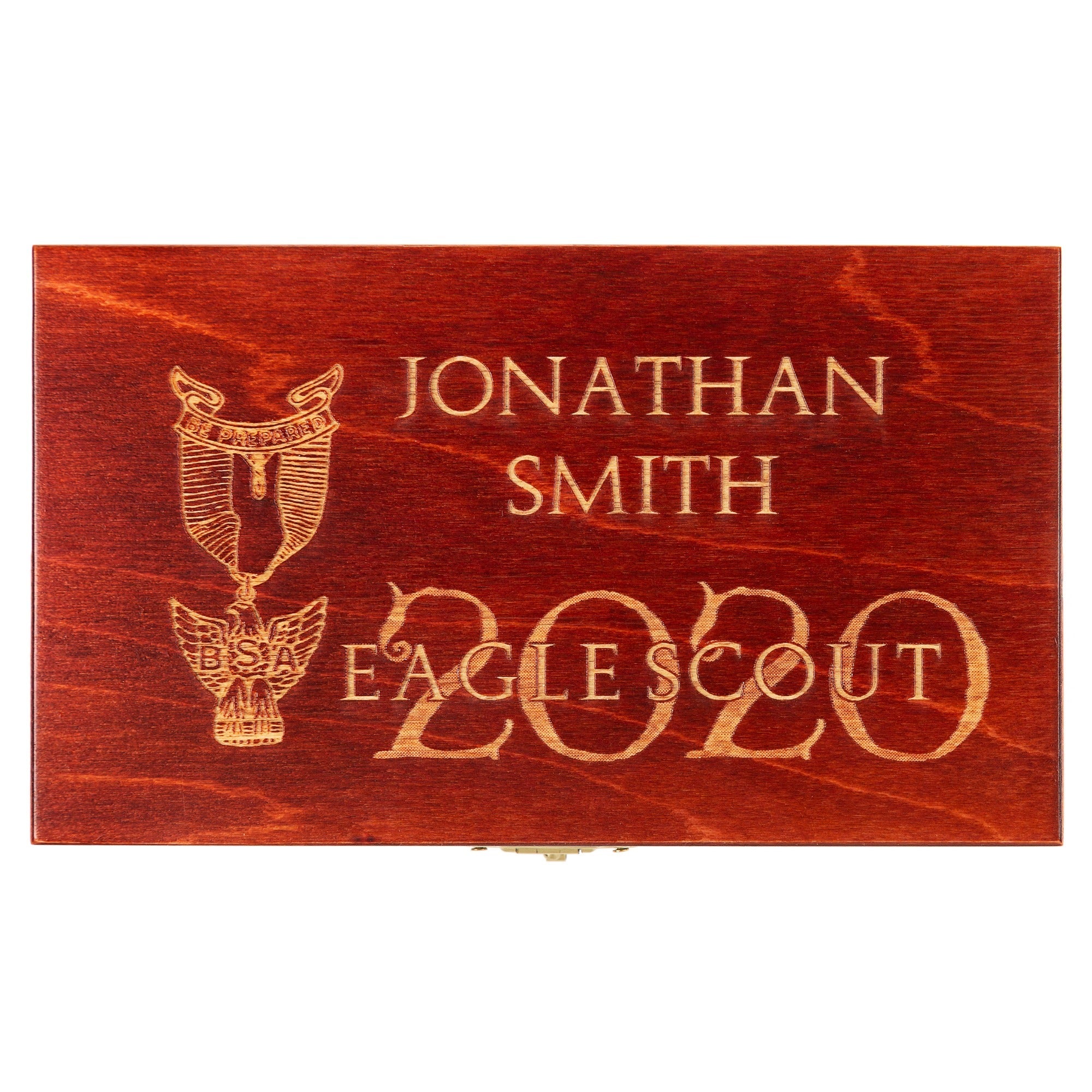 Personalized Eagle Scout Keepsake Box | The Catholic Company®