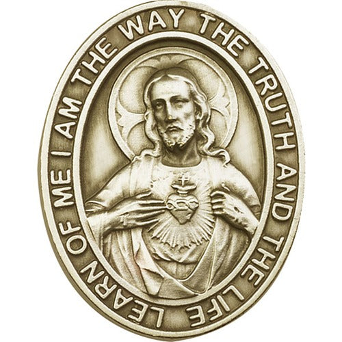 Antique Gold Scapular Visor Clip | The Catholic Company®