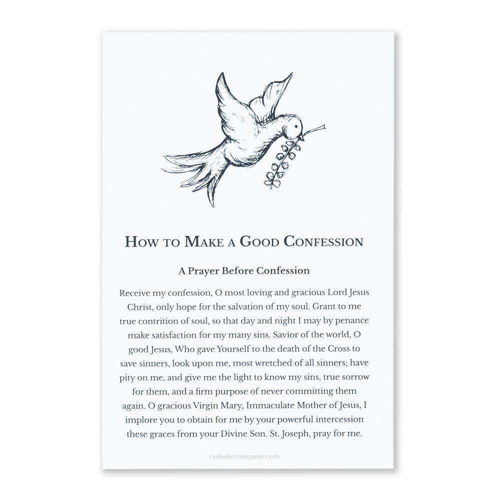How To Make A Good Confession Card Pack | The Catholic Company®