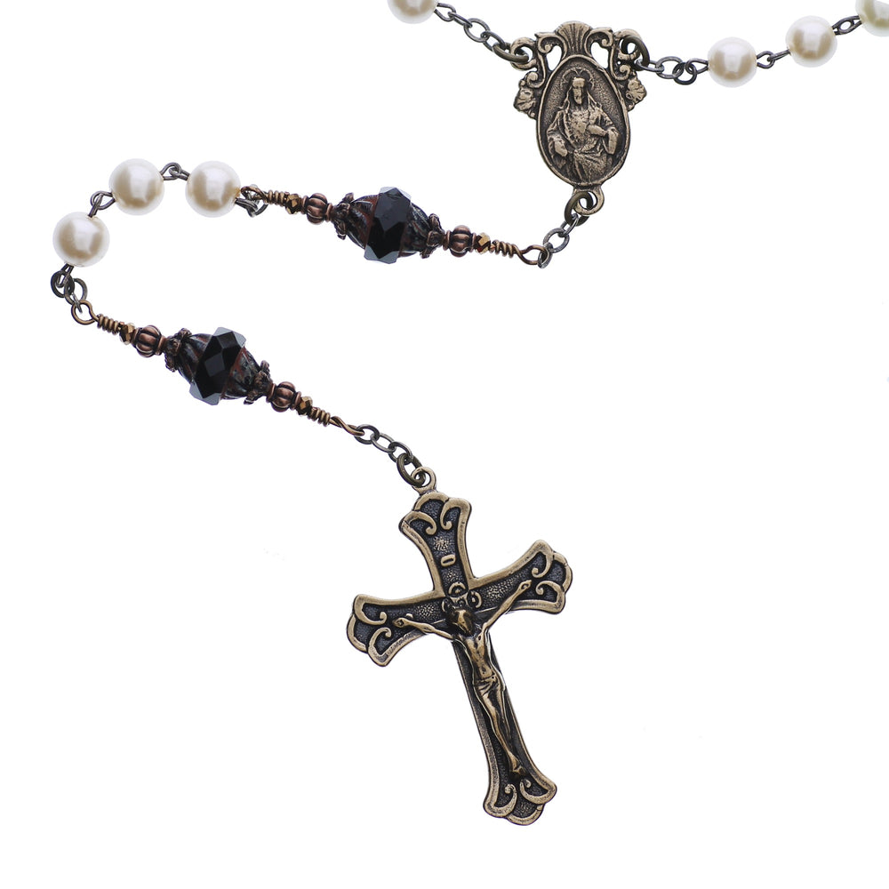 Pearl Sacred Heart Rosary | The Catholic Company®