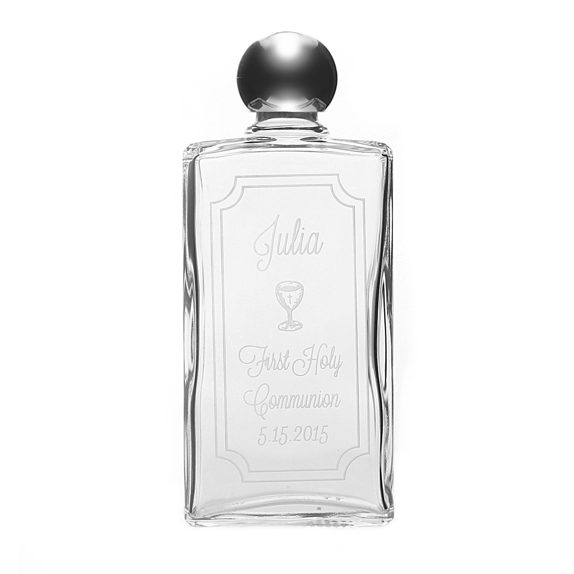 Personalized First Communion Holy Water Bottle | The Catholic Company®