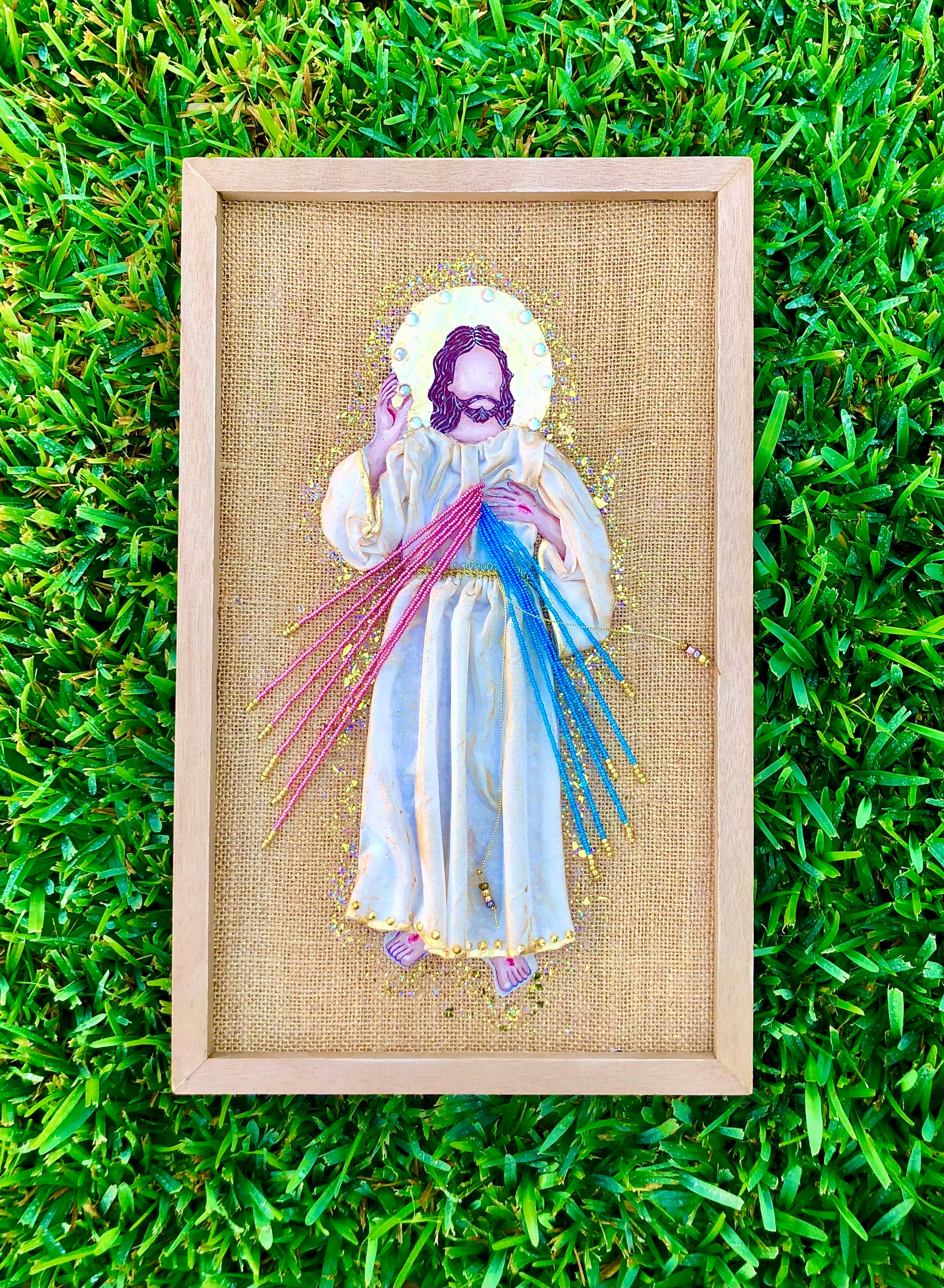 Divine Mercy Handcrafted Framed Art - Multiple Sizes | The Catholic ...