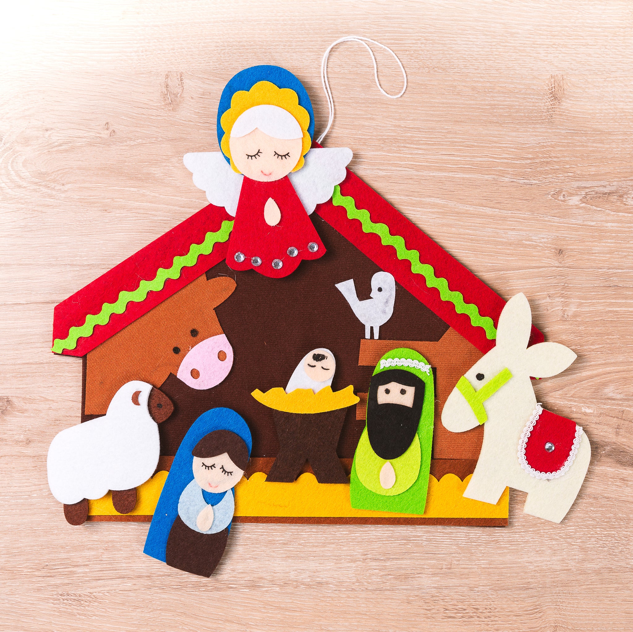 Felt Velcro Children's Nativity Set - 7 Pieces | The Catholic Company®
