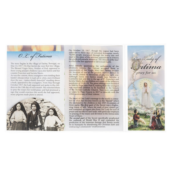 Fatima Rosary, Rosary Booklet & Bookmark Set | The Catholic Company®