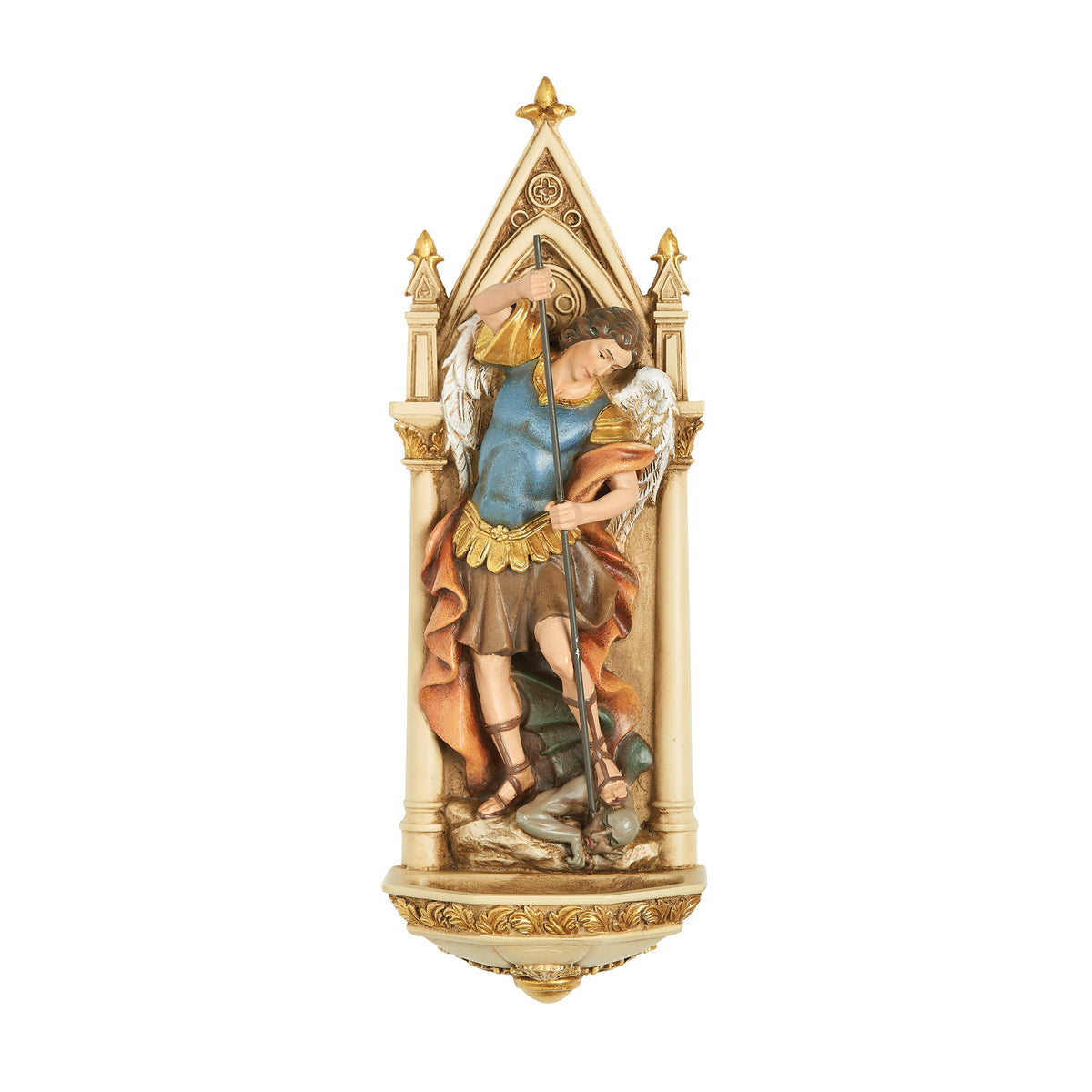 St. Michael Shrine Holy Water Font | The Catholic Company®