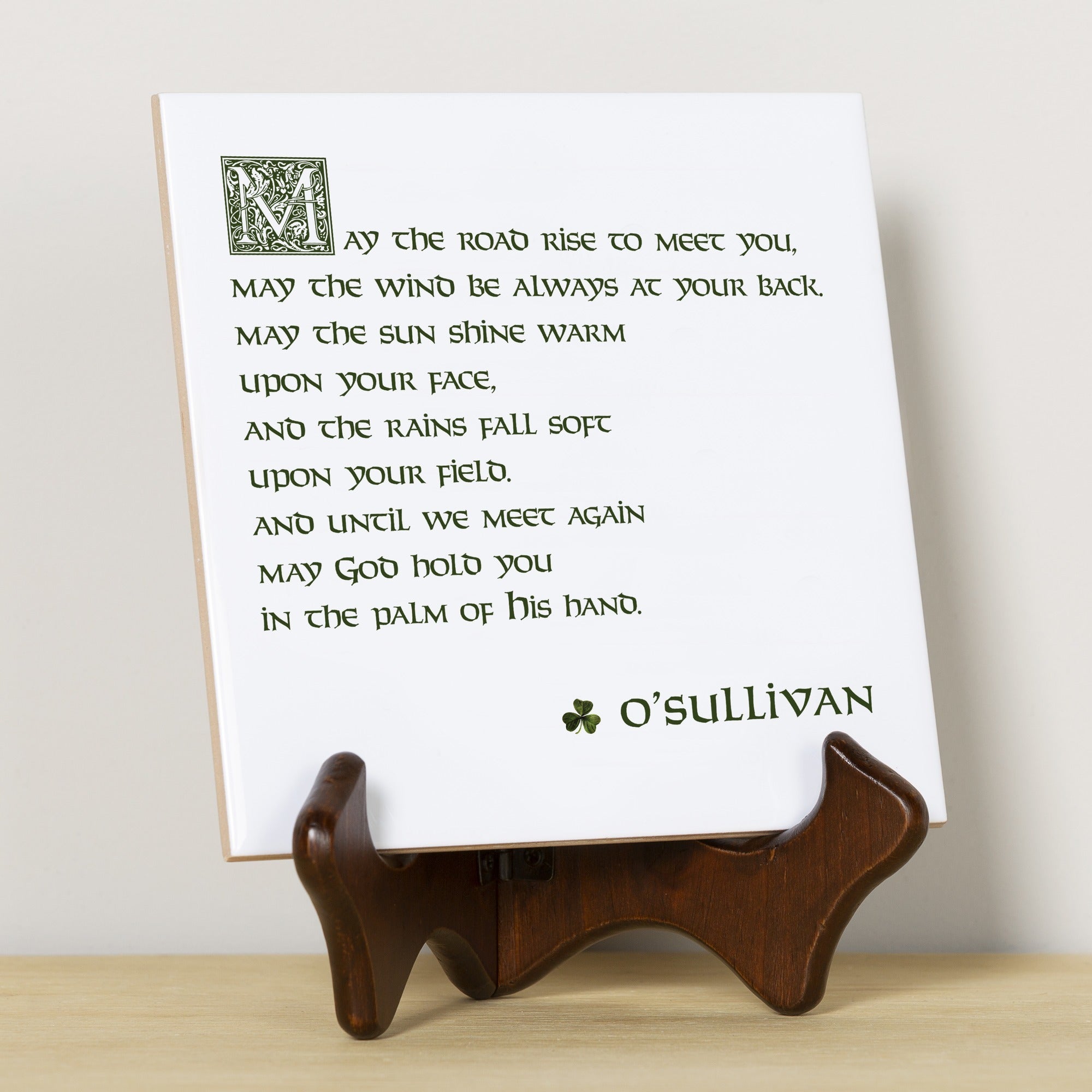 Personalized Irish Blessing Family Tile | The Catholic Company®