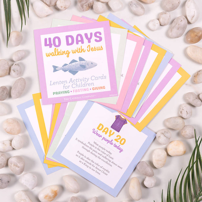 Walking with Jesus Lenten Activity Card Pack for Kids | The Catholic ...