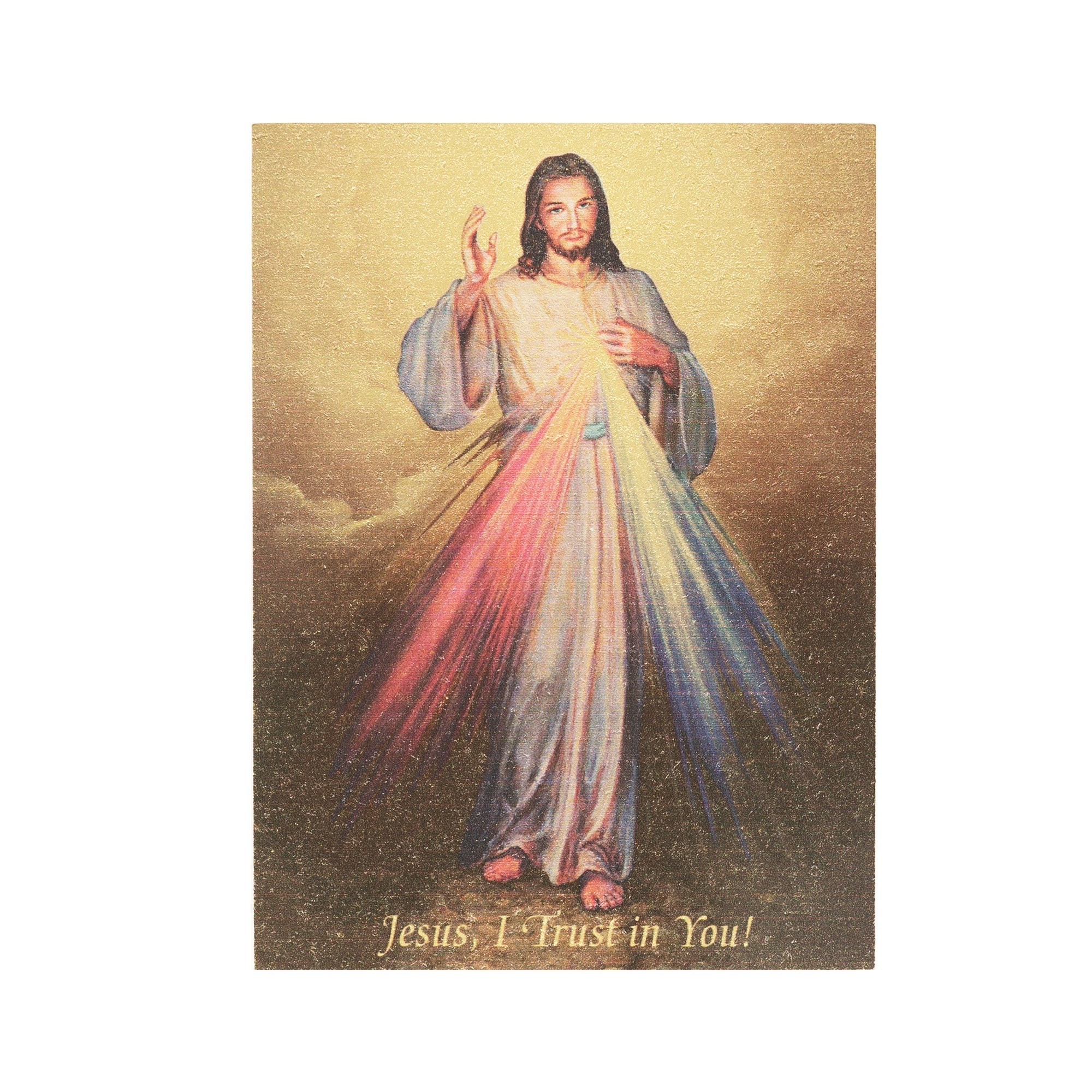 Divine Mercy 4" Wood Sign | The Catholic Company®