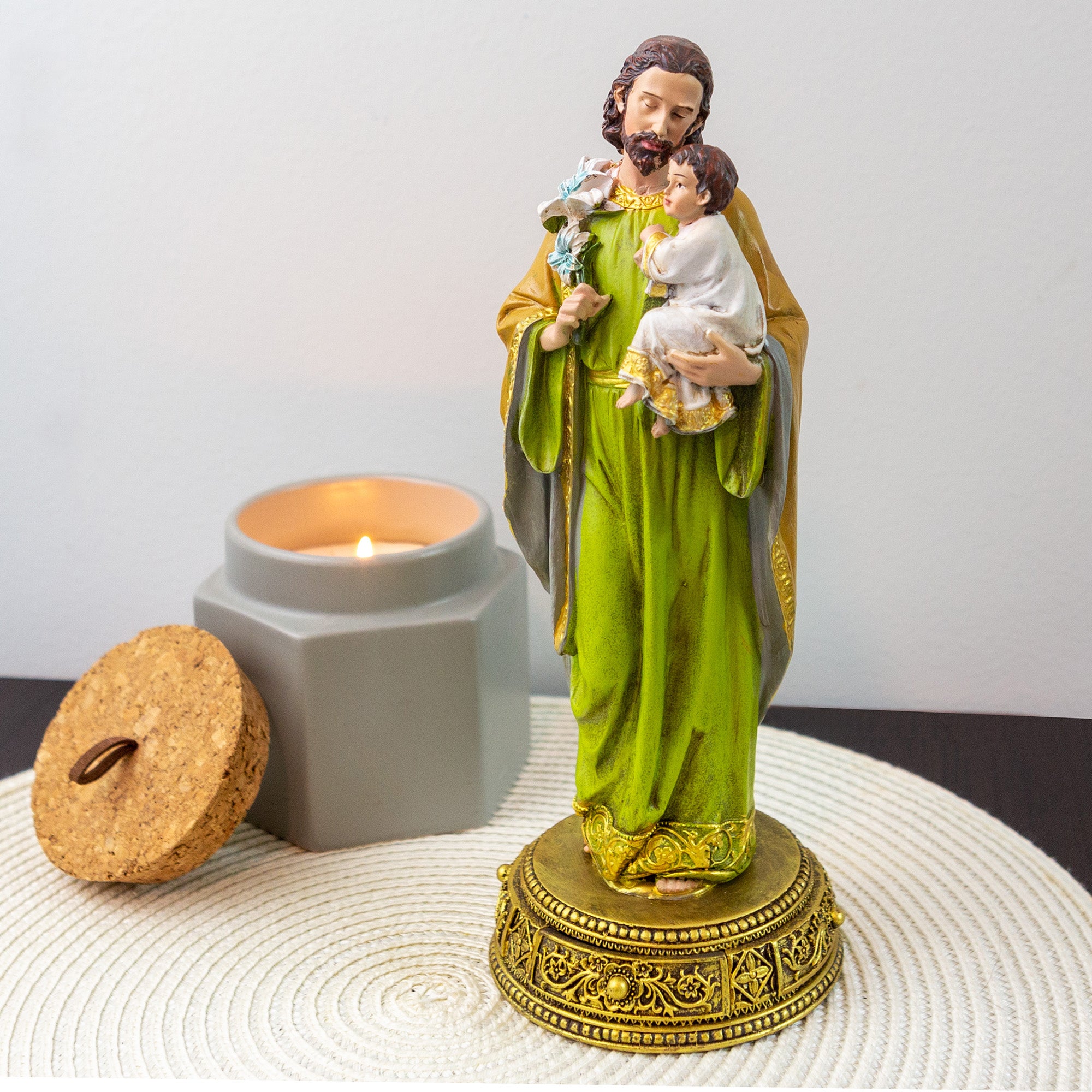 St. Joseph Heavenly Protector Statue 10.25" | The Catholic Company®