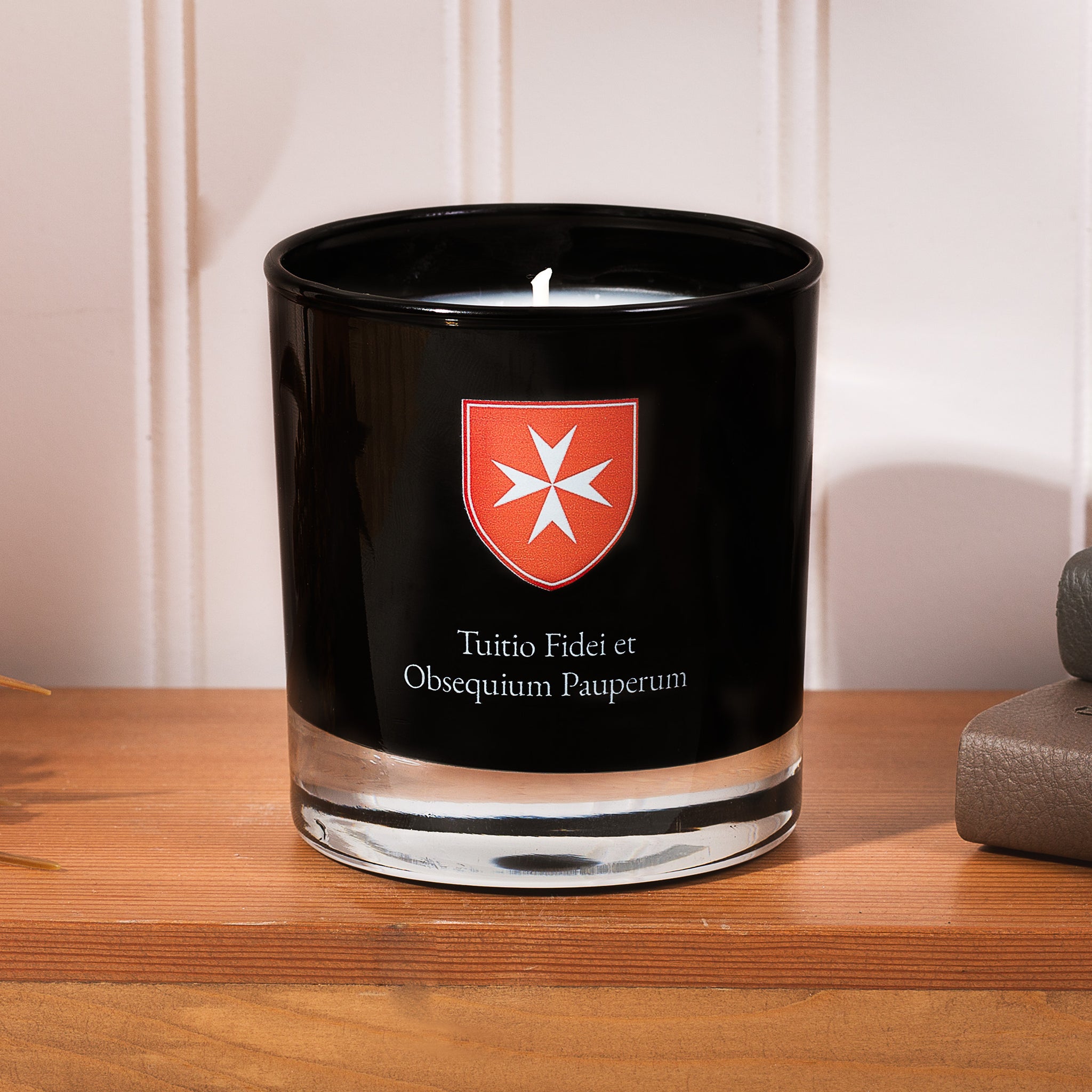 Order of Malta Black Scented Candle | The Catholic Company®