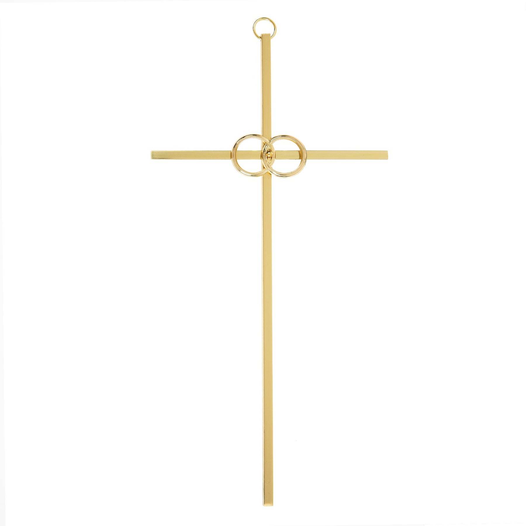 Gold Wedding Rings Cross | The Catholic Company®