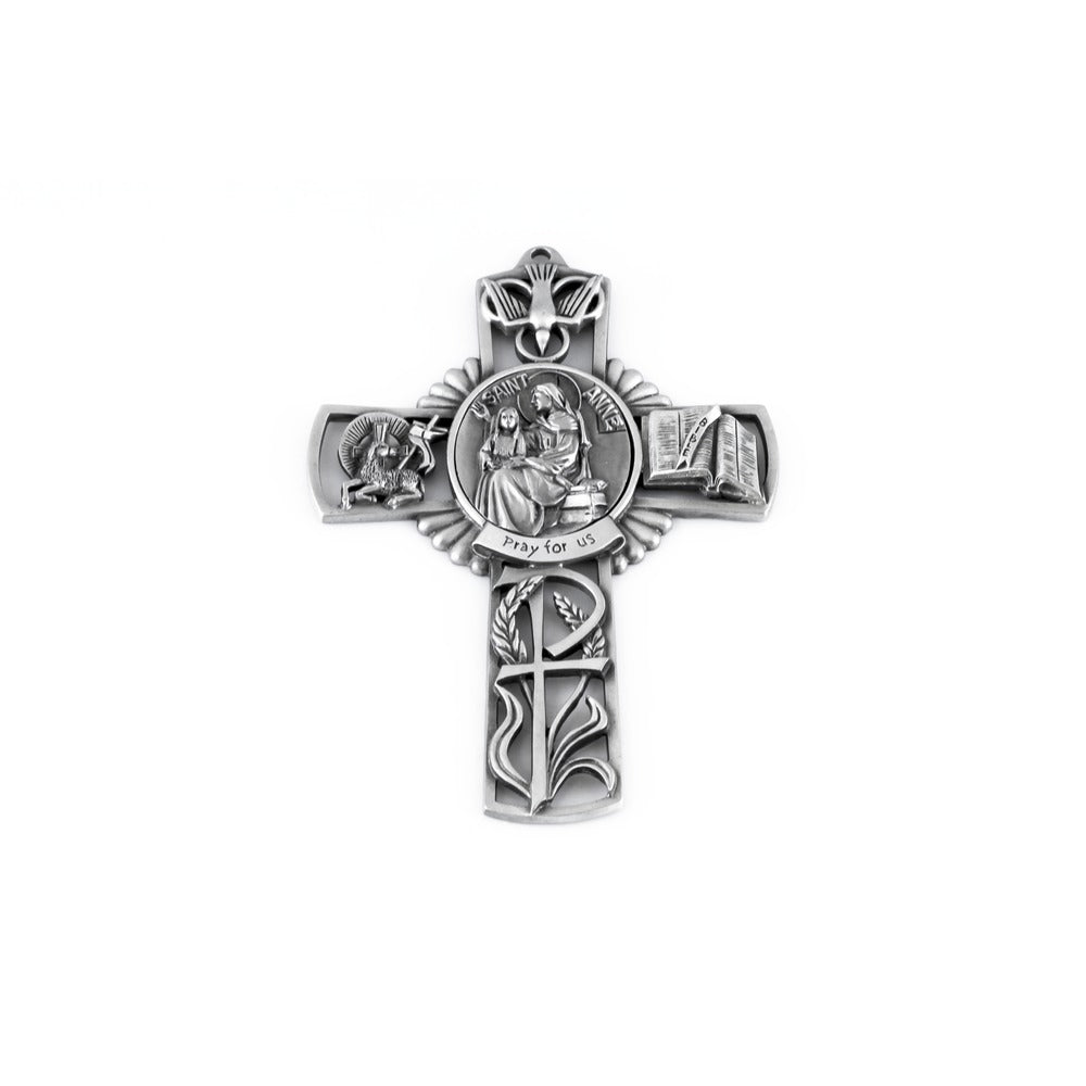 St. Anne Wall Cross 5" | The Catholic Company®