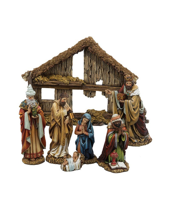 Colorful & Classic Nativity Set - 7 Pieces | The Catholic Company®