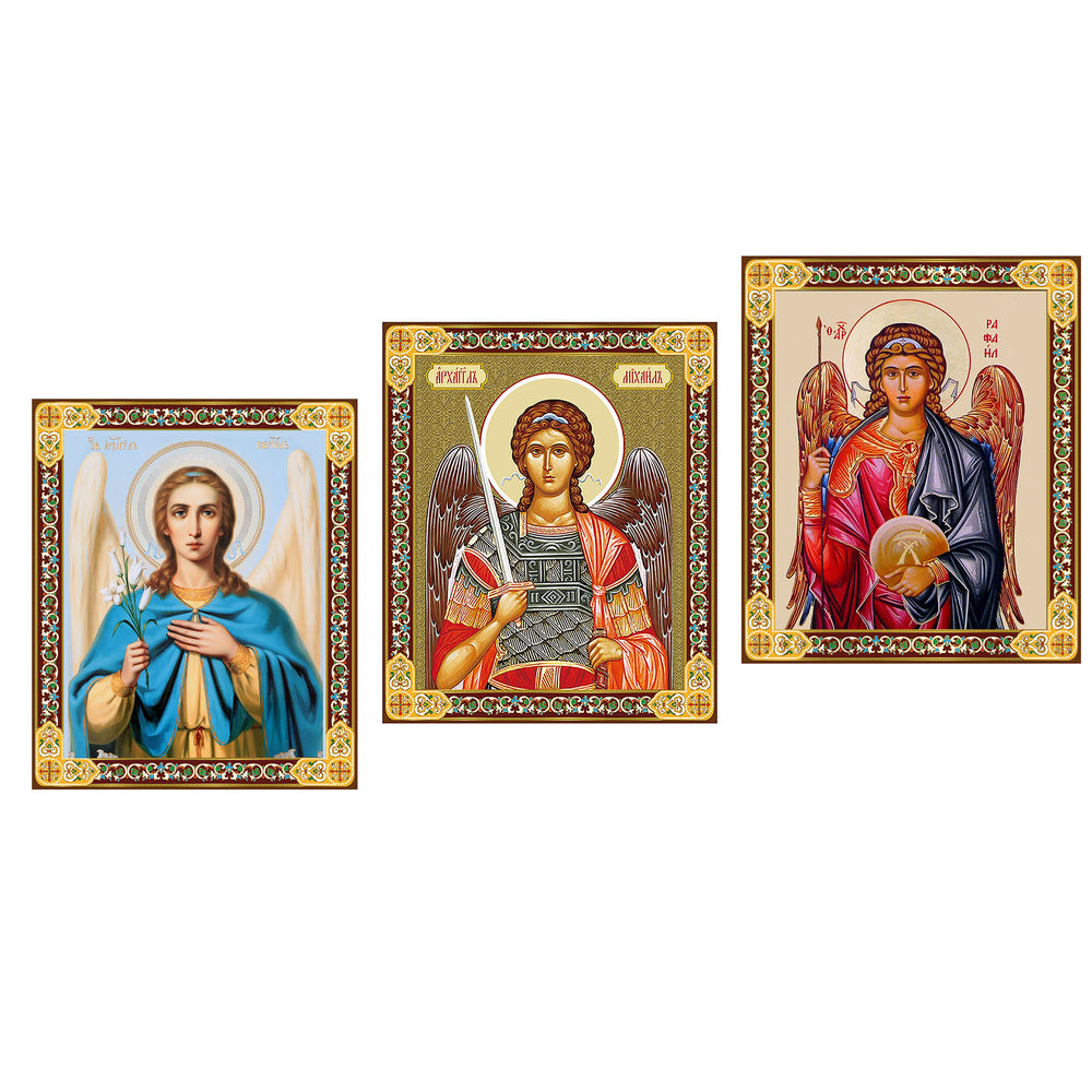 Traditional Archangel Icons - Set of 3 | The Catholic Company®