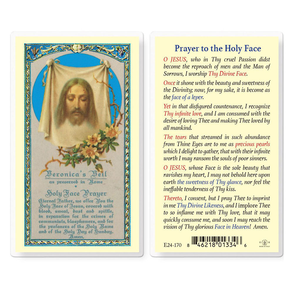 Holy Face Prayer Card | The Catholic Company®