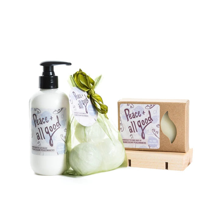 Peace & All Good Tea Tree Eucalyptus Gift Set | The Catholic Company®