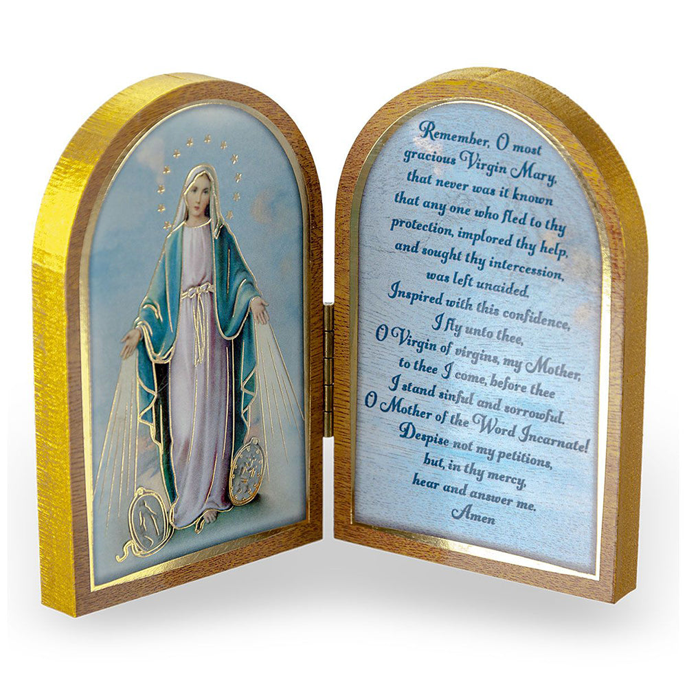 Our Lady of Grace Memorare Prayer Diptych | The Catholic Company®