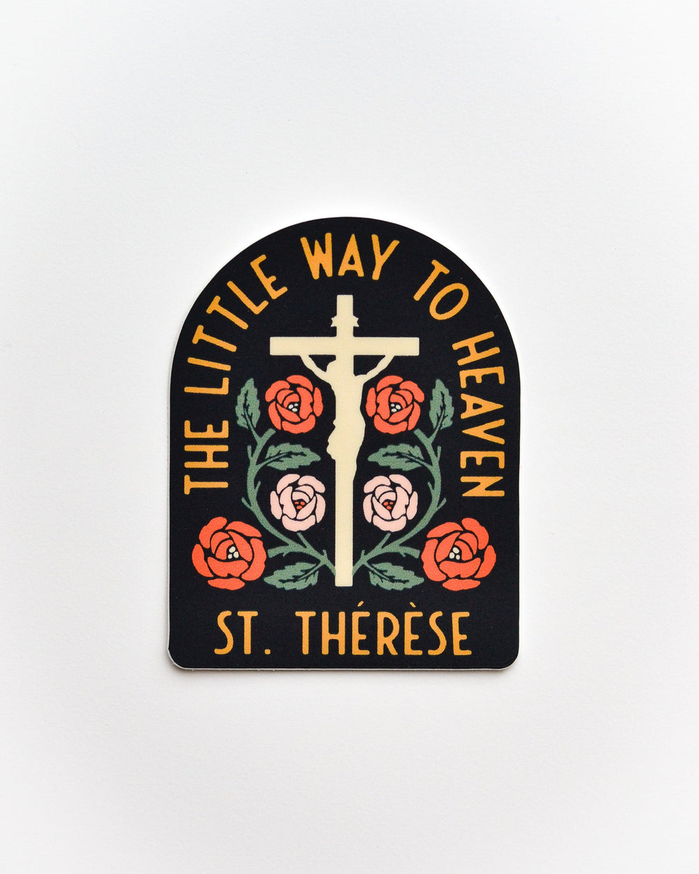 St. Thérèse Little Way to Heaven Vinyl Sticker | The Catholic Company®