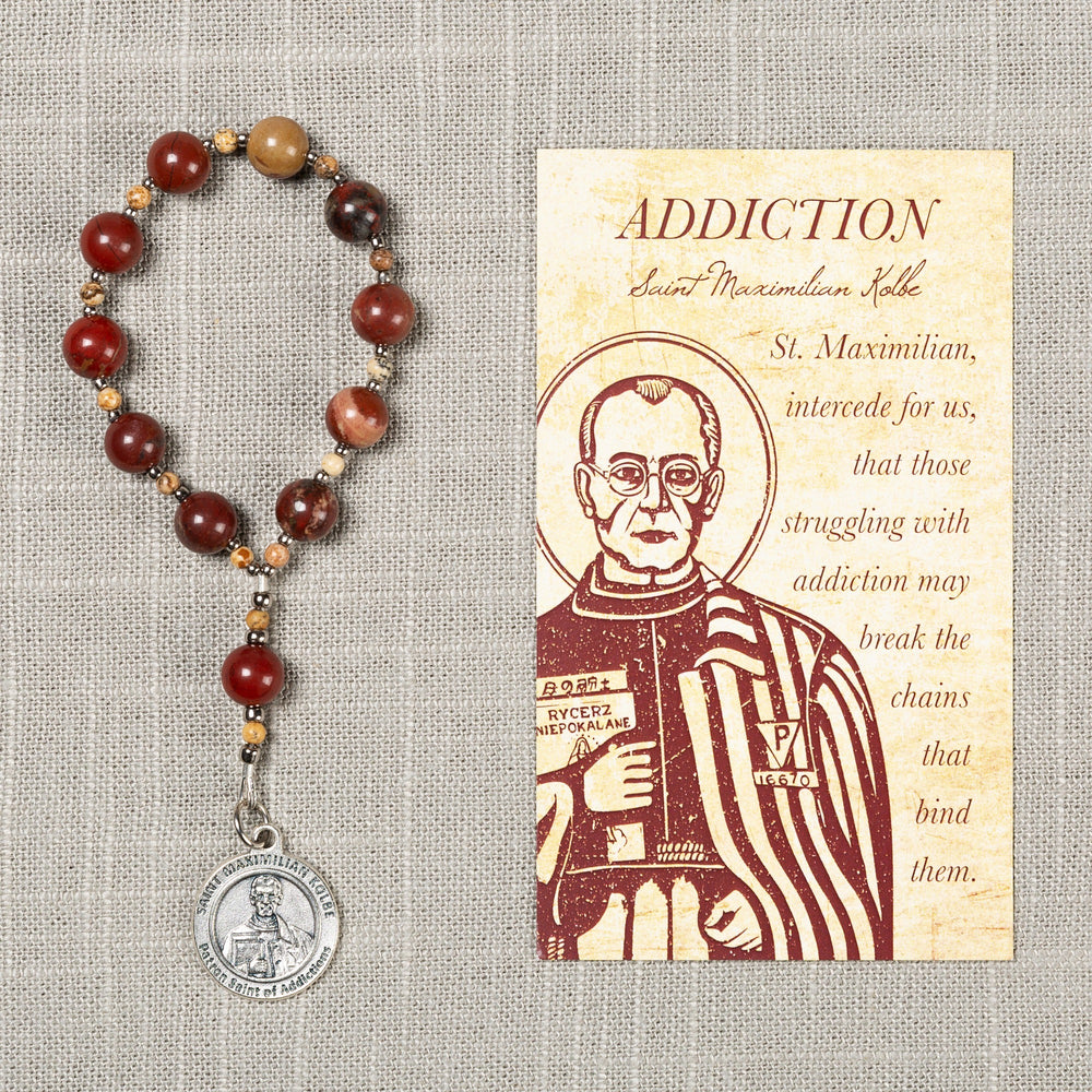 St. Maximilian Kolbe Addiction Decade Rosary | The Catholic Company®