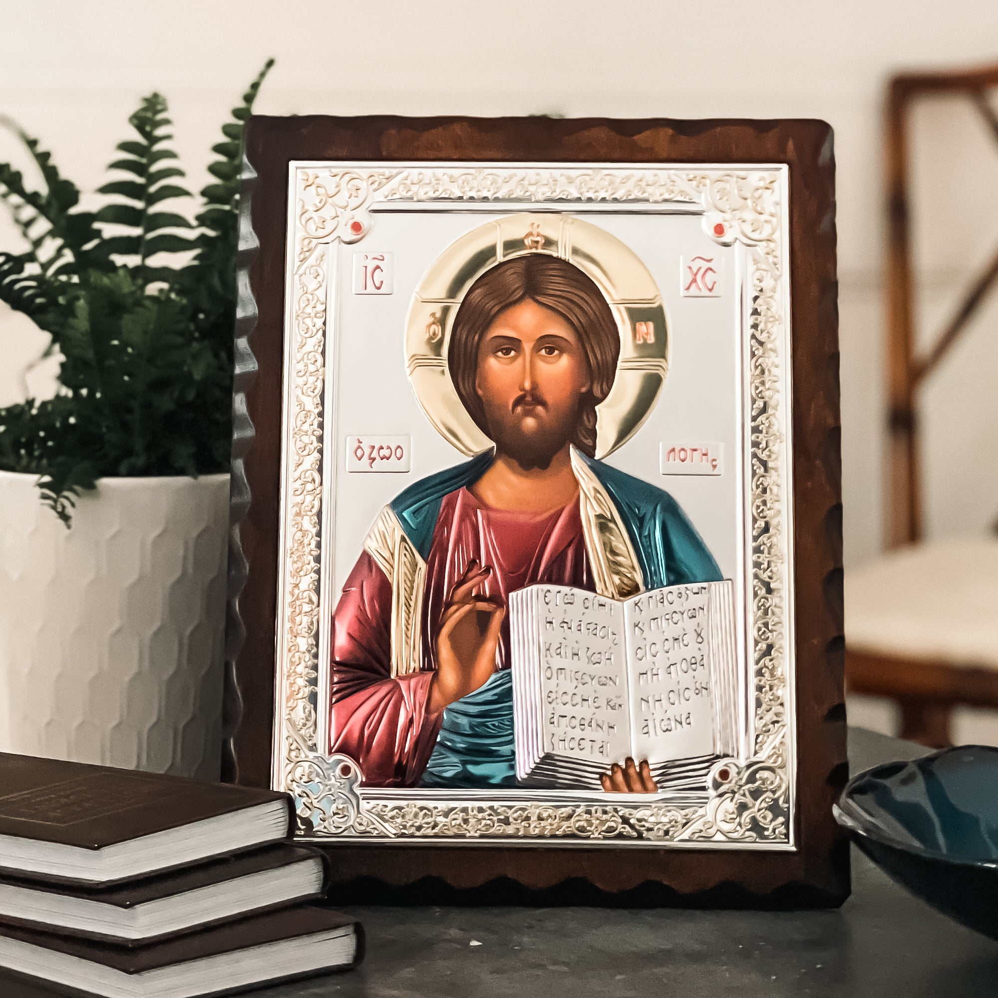 Christ Pantocrator Icon on Wood | The Catholic Company®