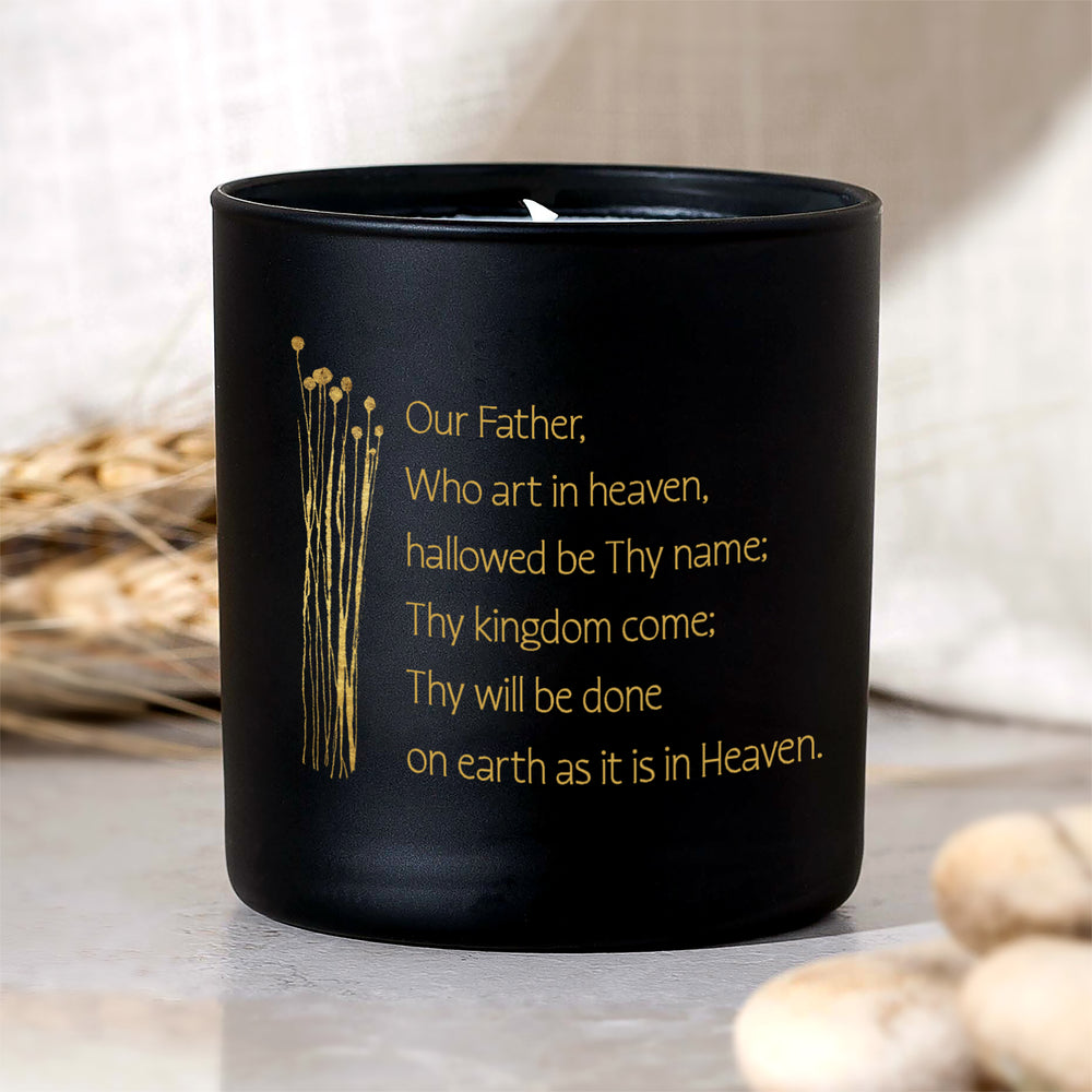 Our Father Botanical Prayer Candle | The Catholic Company®