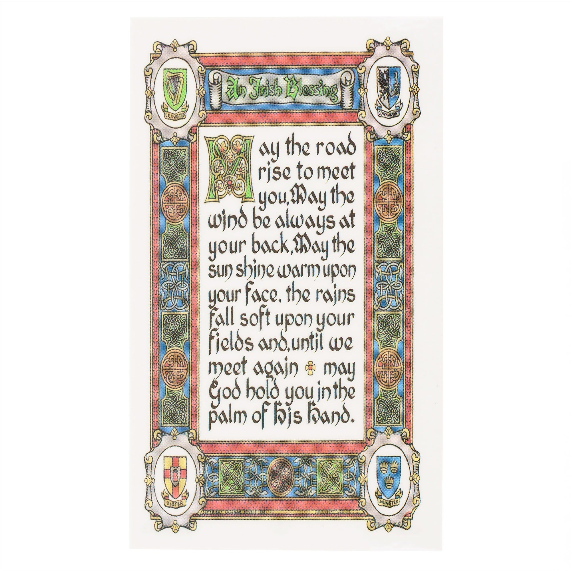 Irish Blessing Laminated Holy Card | The Catholic Company®