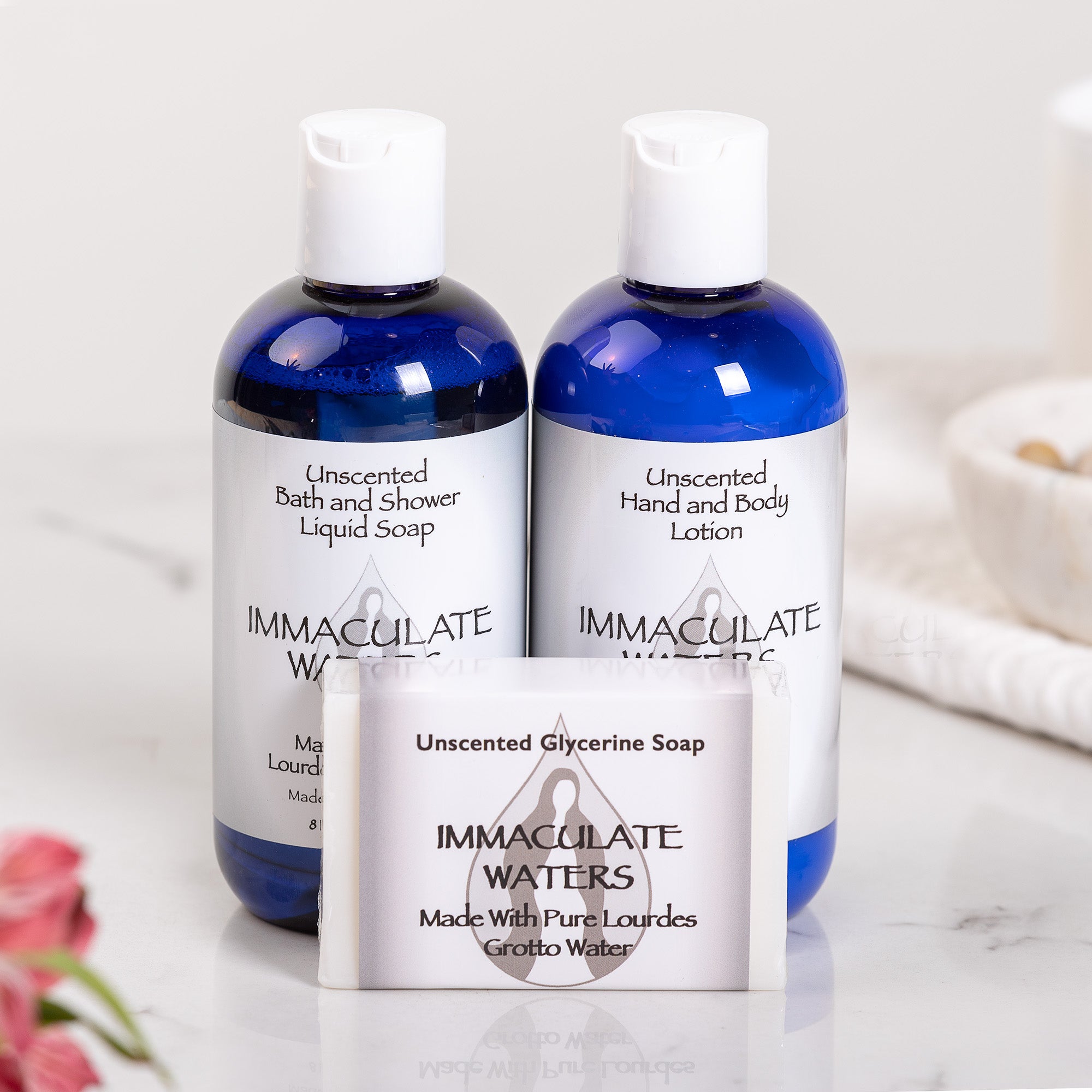 Immaculate Waters Unscented Set (3-Pack) | The Catholic Company®