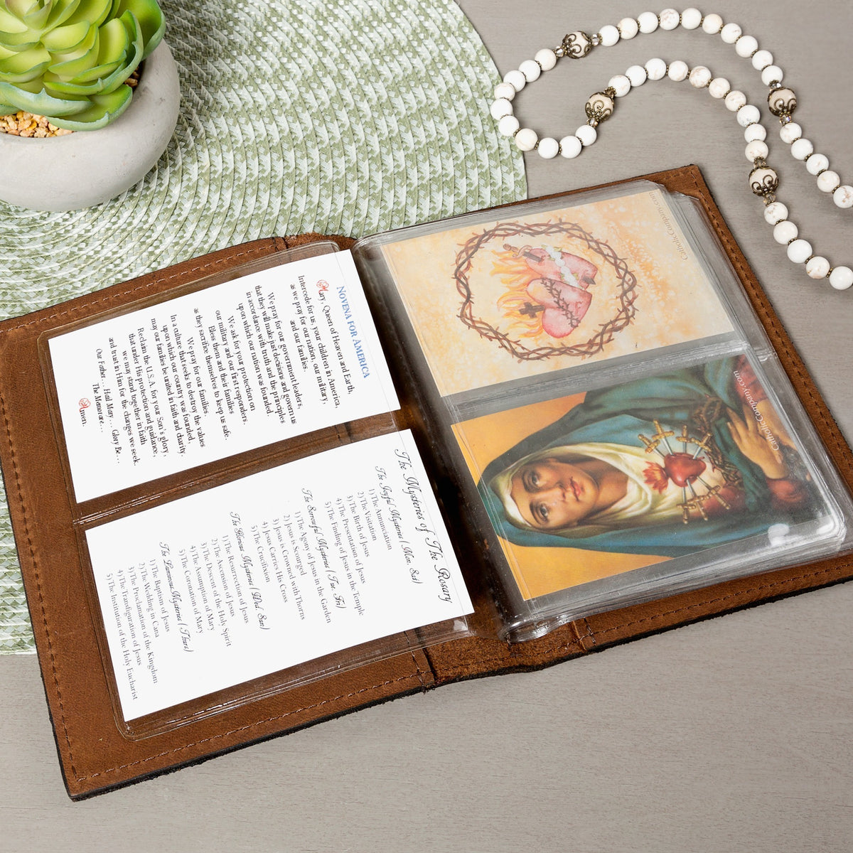Little Flower Prayer Card Holder | The Catholic Company®